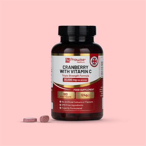 Cranberry Vitamins 30000mg 180 Tablets