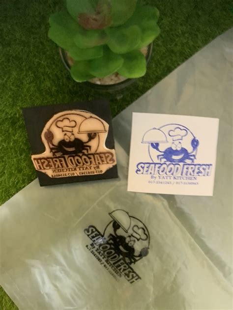 Rubberstamp Untuk Cop Plastik Set Sekali Ink Custom Made Shopee Malaysia