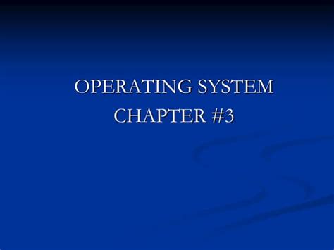 lecture on operating system pptx