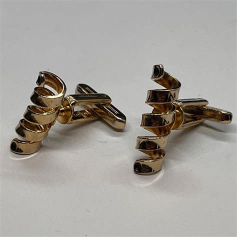 Vintage Hickok Spiral Cufflinks