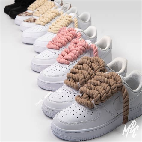 Thicc Laces Design Custom Nike Air Force 1 Trainers Air Force 1