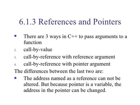 Unit 6 Pointers