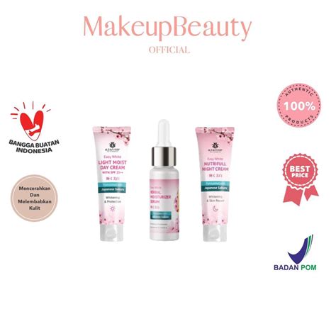 Jual Azarine Easy White Series Herbal Moisturizer Serum Light Moist