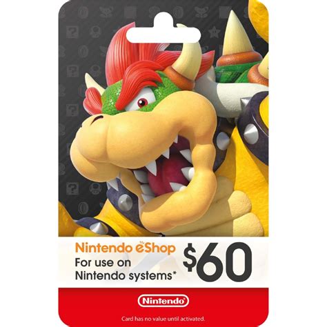 Nintendo Eshop 60 T Card Kmart