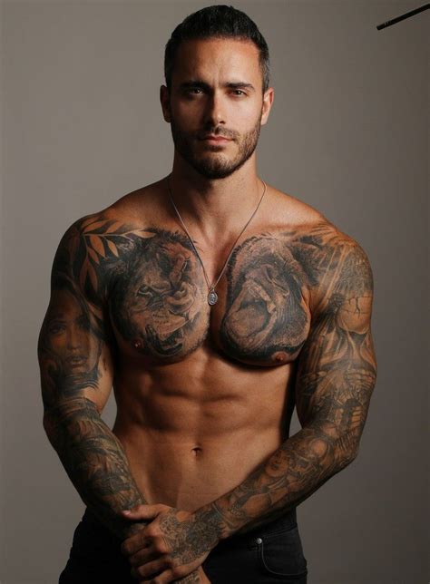 Chest Tattoo Men Tattoo Sleeve Men Bicep Tattoo Men Hot Guys Tattoo Inspiration Men Hot Men