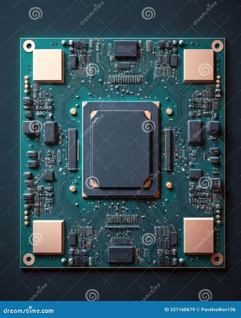 Am4 Cpu Socket On Motherboard Of Modern Powerful Pc Computer Hardware