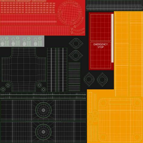 Emergency Button 3d Model By Hdpoly