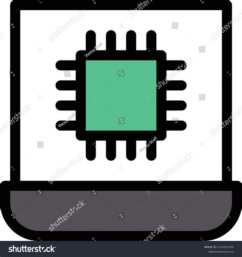 Chip Vector Illustration Isolated On Transparent Stock Vector Royalty Free