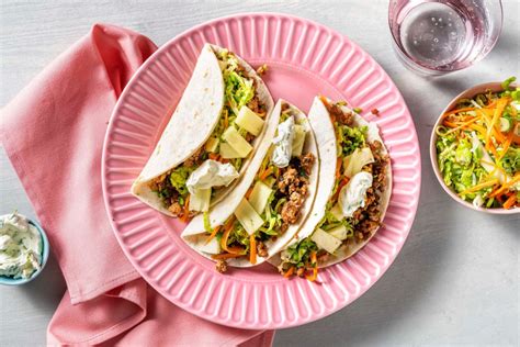 Caribbean Inspired Pork Tacos Recipe Hellofresh