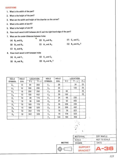 Solved QUESTIONS 1 What Is The Width Of The Part 2 What Chegg Com