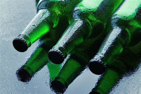 Premium Photo Bottles Of Beer Close Up