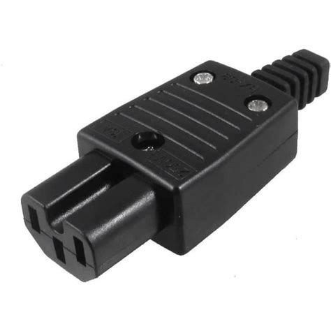 Toptekits Iec C15 Power Cord Plug Connector Iec 320 C15 Rewirable Connector 10a 250v C15