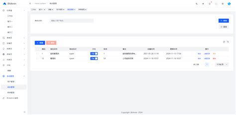 Bhadmin 简单的前后端分离后台