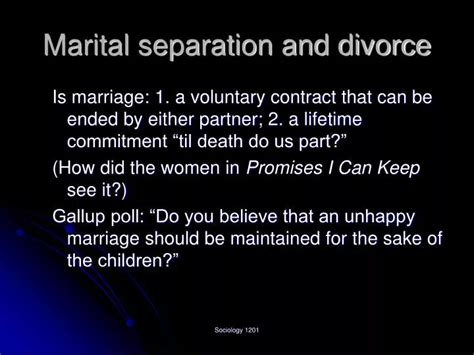 Ppt Marital Separation And Divorce Powerpoint Presentation Free