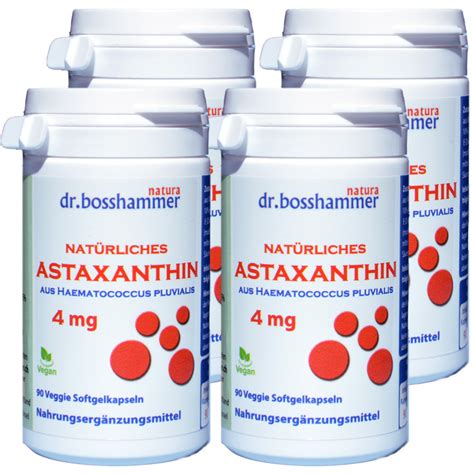 4 Dosen Astaxanthin 4 Mg Kapseln 360 Stk