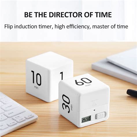 Shinysix Cube Timers For Efficient Time Management Flip Timer With