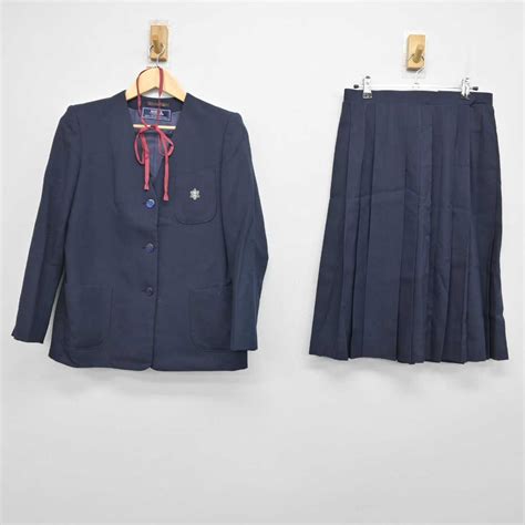 【中古】東京都 小岩第二中学校 女子制服 3点 ブレザー・スカート Sf057524 中古制服通販パレイド