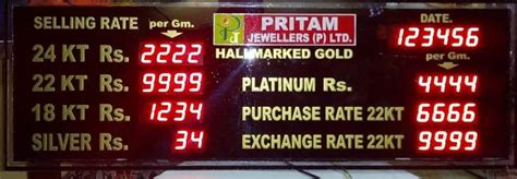 Acrylic Wall Mounted Digital Numeric Display Board At Rs 9500 In Kolkata
