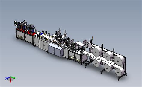 N95 口罩机solidworks 2019模型图纸下载 懒石网