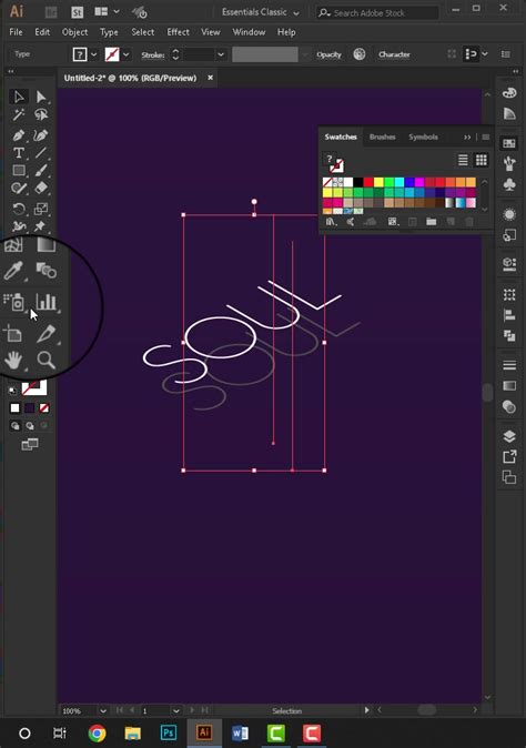 How To Create Faded 3d Text Effect Adobe Illustrator Design