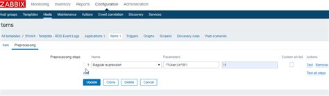 Item Preprocessing Regex Zabbix Forums
