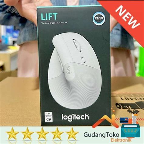 Promo Mouse Logitech Ergo Series Lift White Vertical Ergonomic Mouse