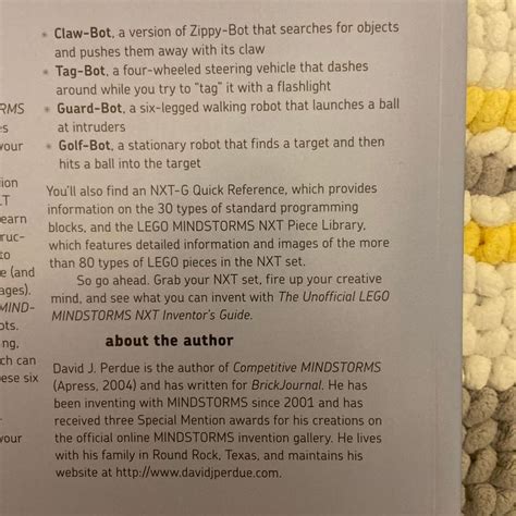 The Unofficial Lego Mindstorms Nxt Inventors Guide By David J Perdue Paperback Pangobooks