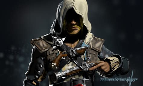 Edward Kenway Assassins Creed 4 Black Flag By Vizualwizard On