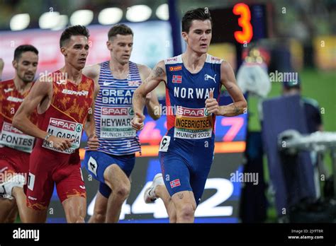 Jakob Ingebrigtsen Participating In The 1500 Meters Of The European