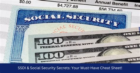 Ssdi And Social Security Secrets Your Must Have Cheat Sheet Mike And