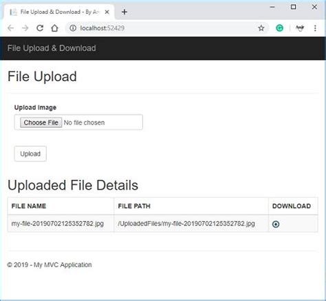 File Upload And Download Using Asp Net Mvc For Beginners