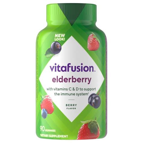 Vitafusion Gummy Vitamins Elderberry Natural Berry Flavor Publix
