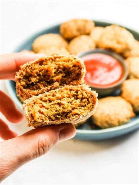 Easy Baked Vegan Chicken Nuggets Oil Free No Tofu