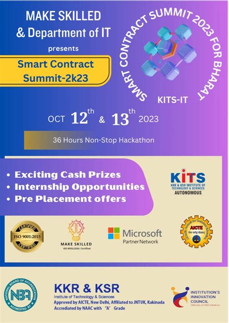 Smartcontractsummit2k23 Hackathon Blockchaininnovation Kitsit