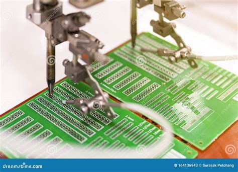 Soldering Iron Tips Of Automated Manufacturing Soldering And Assembly Printed Electric Circuit