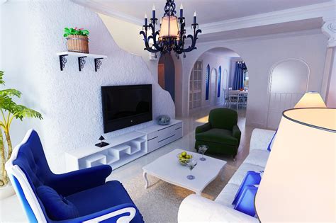 最有魅力色彩配搭源自西班牙地中海风格设计