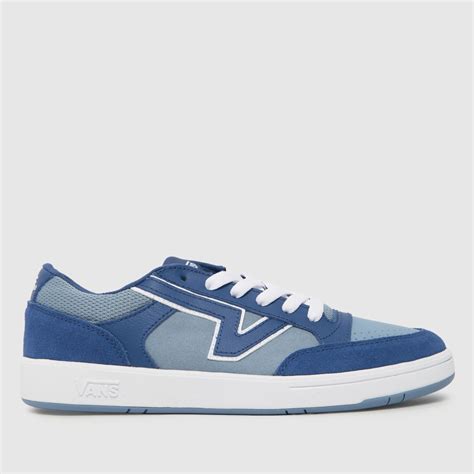 Vans Lowland Comfycush Trainers In Blue Multi Trainerspotter