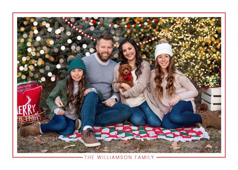 Christmas Card Template Christmas Cards Template 5x7 Year In Review