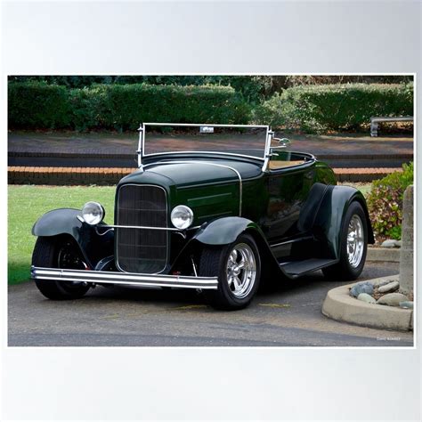 Heather 1932 Ford Classic Hot Rod Roadster Poster Facebook