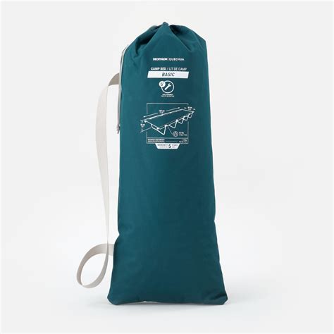 Lit De Camp Pour Camping Basic Bleu Sarcelle Quechua Décathlon