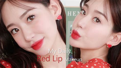 🍒🍓𝐆𝐫𝐰𝗺 요즘 빠져있는 깔끔한 레드립 메이크업 𝚛𝚎𝚍 𝚕𝚒𝚙 𝚖𝚊𝚔𝚎𝚞𝚙 Youtube