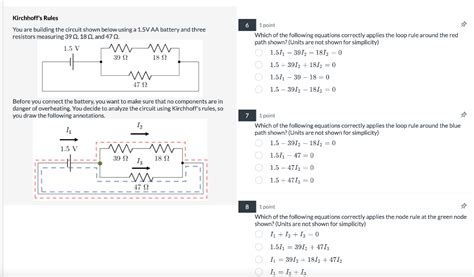 Solved Equivalent Circuit Point You Construct The Chegg