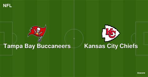 Axscore Tampa Bay Buccaneers Vs Kansas City Chiefs Livestream H2h