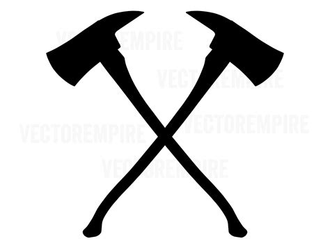 Axe Svg Firefighter Axe Vector Fire Department Svg Firemen Cricut
