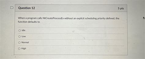Solved Question 125 ﻿ptswhen A Program Calls