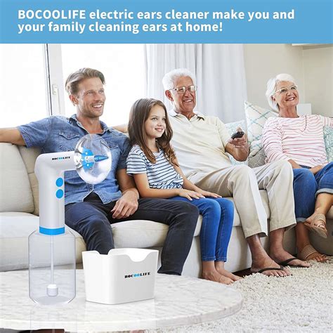 Bocoolife Electric Ear Cleaner Kit Rechargeable Earwax Removal System