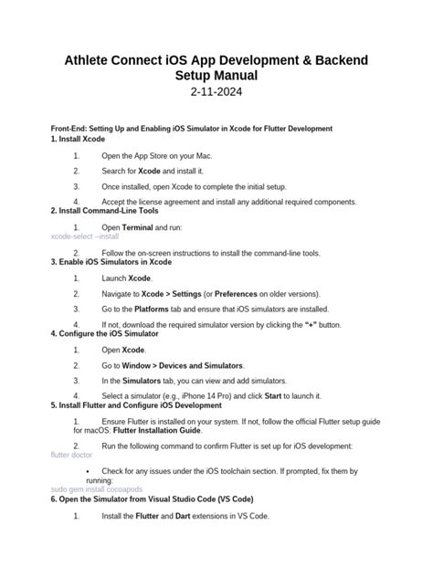 Step By Step Guide To Run A Flutter Project On Your Brand New Macbook