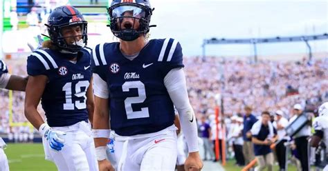 Masterful Week 1 Elevates Ole Miss Qb Jaxson Dart As Heisman Trophy