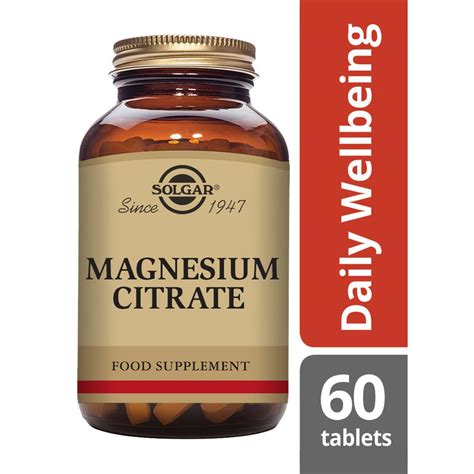 Solgar Magnesium Citrate 60 Health 1st Pharmacy Monaghan Ireland