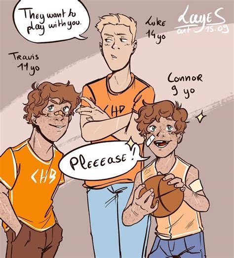 Luke Travis And Connor Percy Jackson Comics Percy Jackson Funny Percy Jackson Fanfic